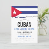 Cuban Cuisine | Party Flag Invite | Zazzle