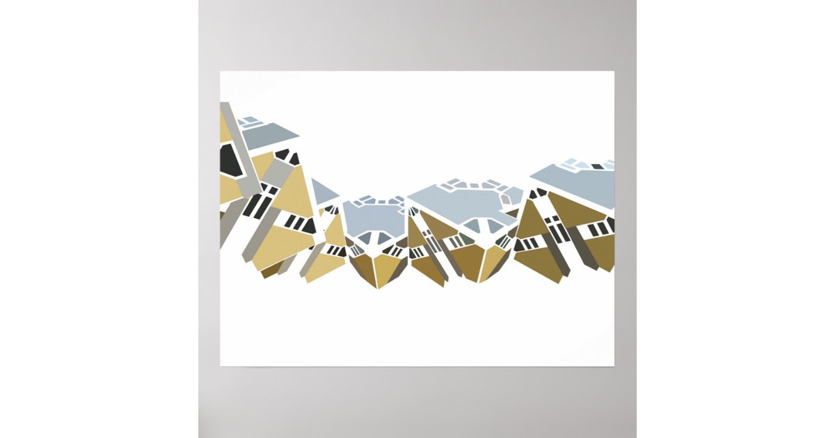 Cube House Poster | Zazzle