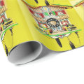 Cuckoo Clock Wrapping Paper | Zazzle