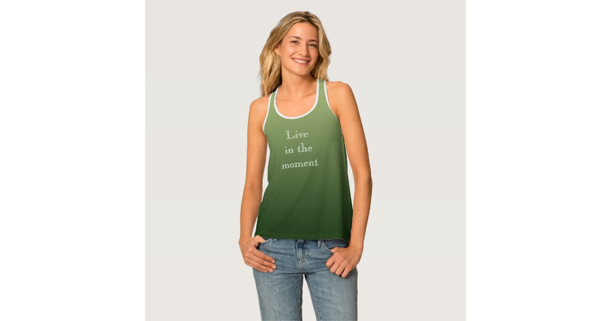Cucumber Green Tank Top | Zazzle