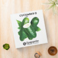 Cucumber Seed Packet Label Binder | Zazzle