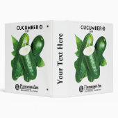 Cucumber Seed Packet Label Binder | Zazzle