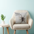 Cuddly Spider Throw Pillow | Zazzle