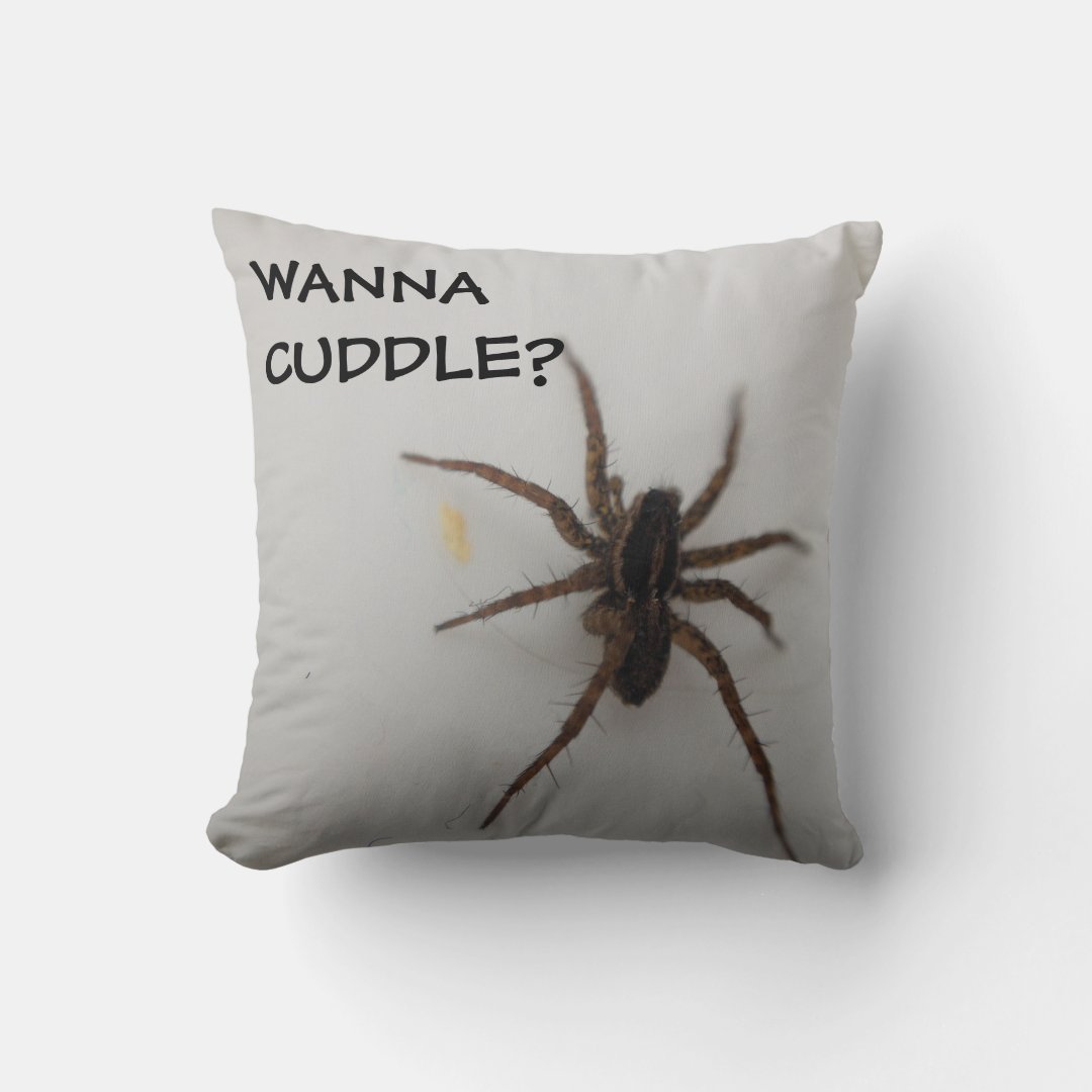 Cuddly Spider Throw Pillow | Zazzle