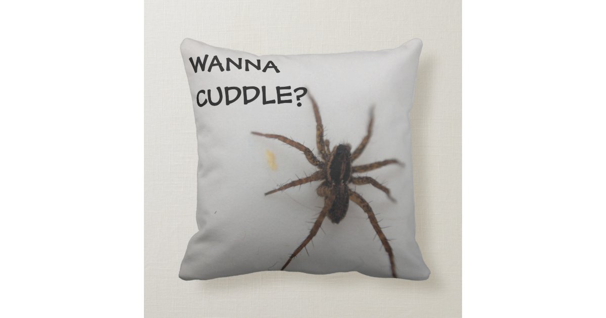 Cuddly Spider Throw Pillow | Zazzle.com
