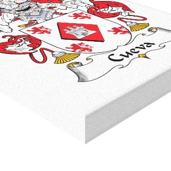 Cueva Family Crest Canvas Print | Zazzle