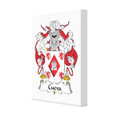 Cueva Family Crest Canvas Print | Zazzle