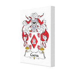 Cueva Family Crest Canvas Print | Zazzle