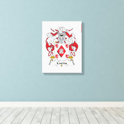 Cueva Family Crest Canvas Print | Zazzle