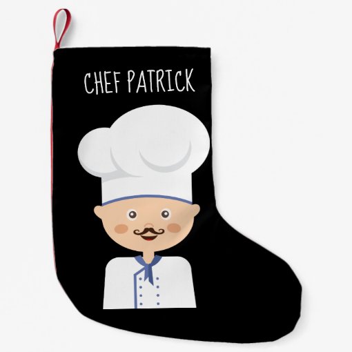Culinary Chef - Cook Cartoon Small Christmas Stocking | Zazzle