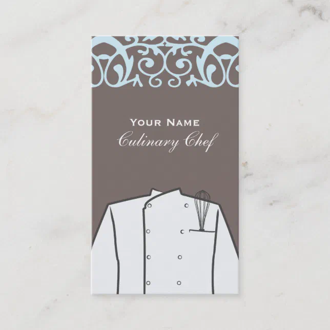 Culinary Personal Chef Catering Company Business Card | Zazzle