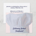 Culinary School Graduate Invitation | Zazzle