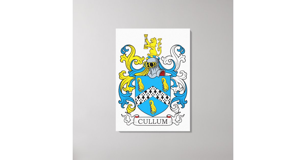 Cullum Family Crest Canvas Print | Zazzle