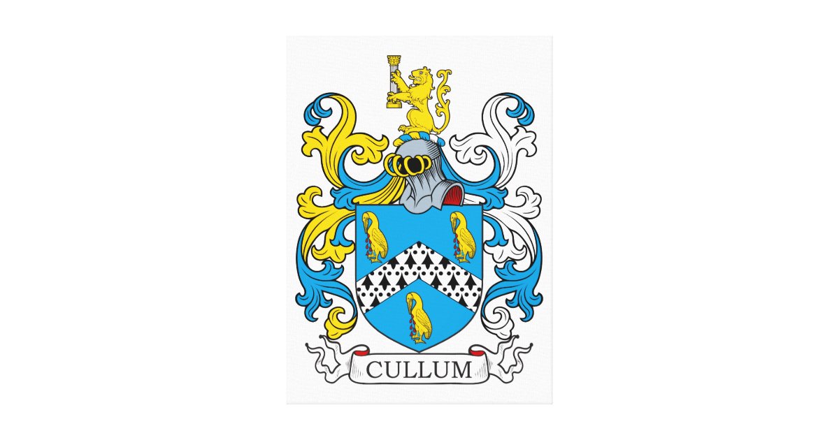 Cullum Family Crest Canvas Print | Zazzle