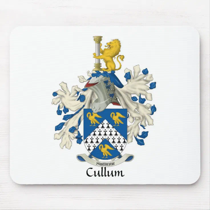 Cullum Family Crest Mouse Pad | Zazzle