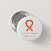 Cultural Diversity Awareness Ribbon Custom Pin | Zazzle