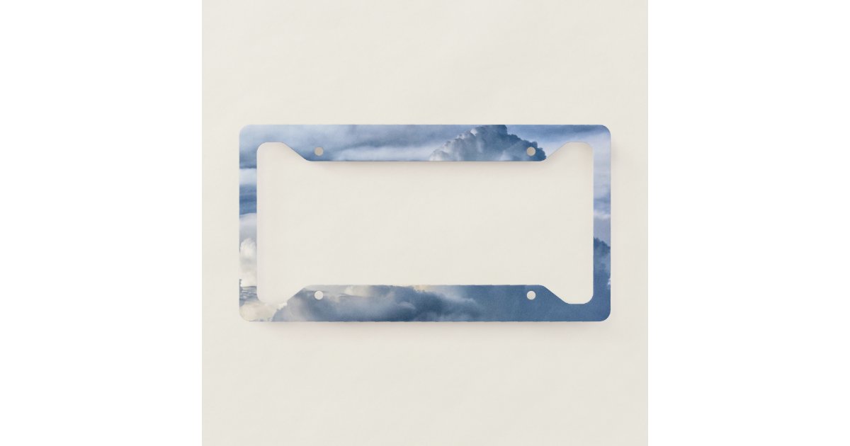 Cumulus Cloud Group License Plate Frame | Zazzle