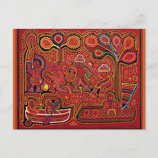 Cuna Indian Men in Cayucos Postcard | Zazzle
