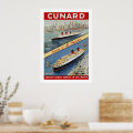 Cunard Queens Poster | Zazzle