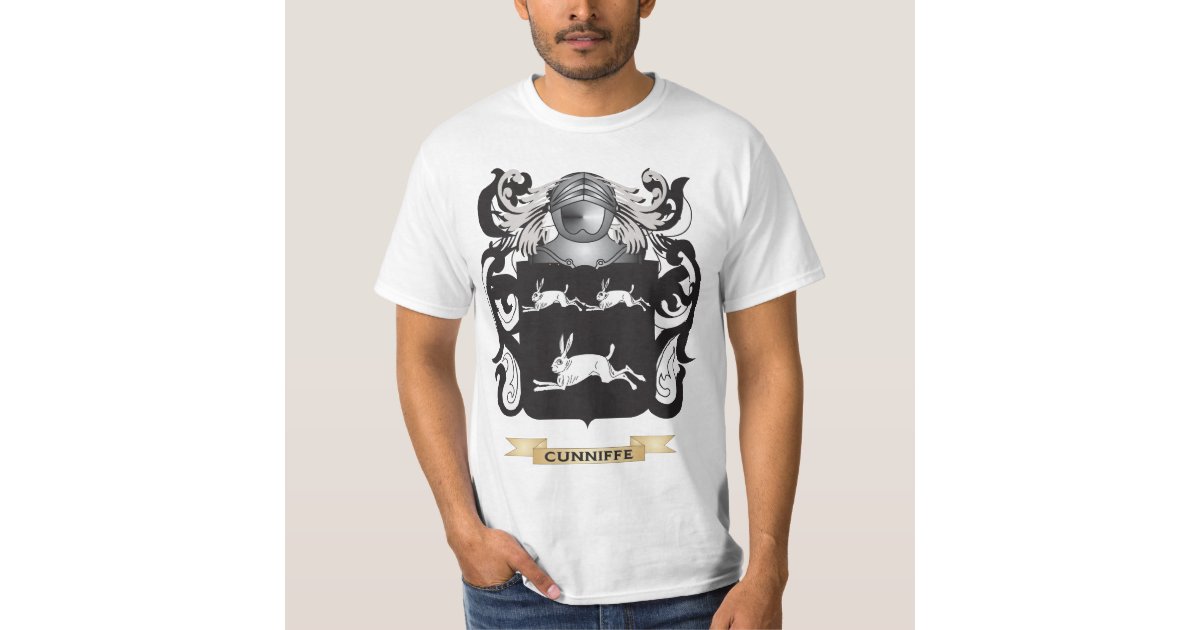 Cunniffe Coat of Arms T-Shirt | Zazzle