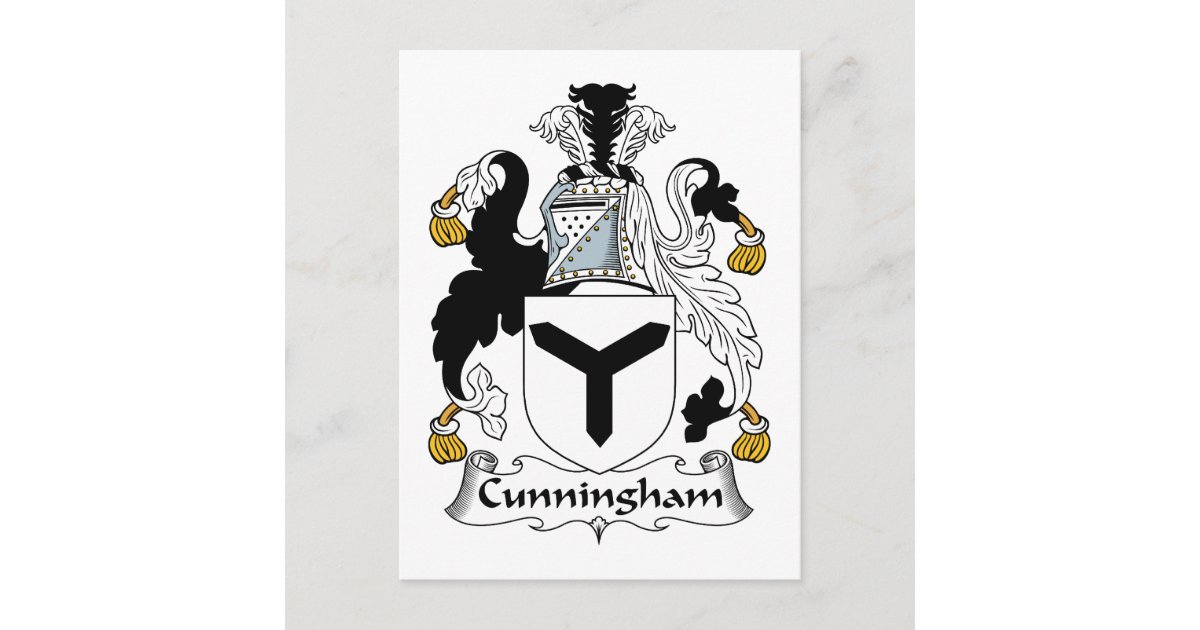 Cunningham Family Crest Postcard | Zazzle