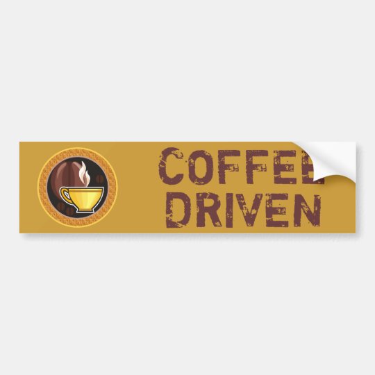 Cup of Coffee Bumper Sticker | Zazzle.com