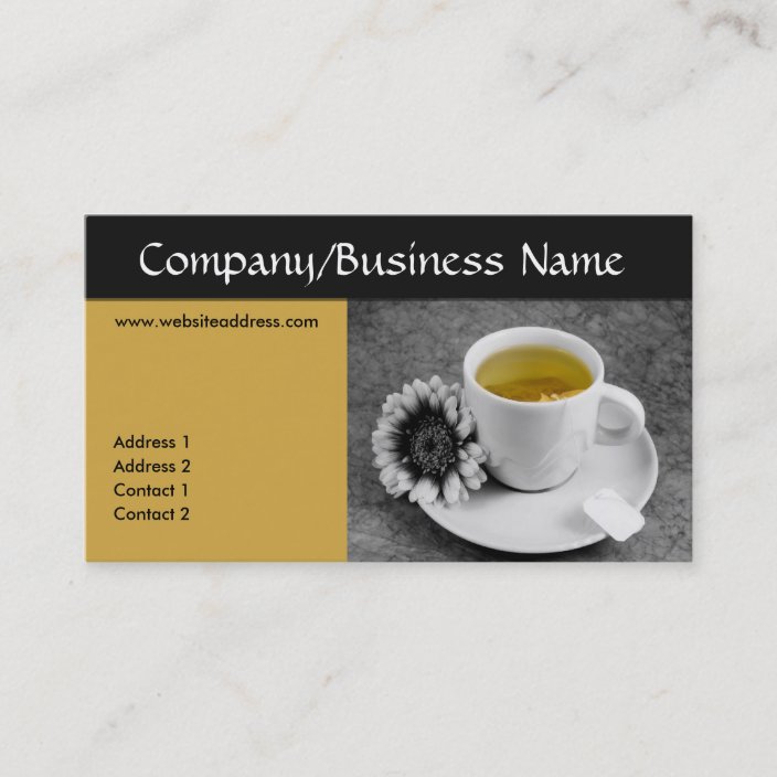 Cup of Tea Business Cards | Zazzle.com