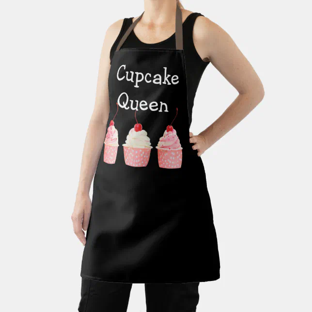 Cupcake Bakery Baker All-Over Print Apron, Medium Apron | Zazzle
