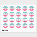 Cupcake Bakery Box Seals | Zazzle
