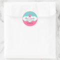 Cupcake Bakery Box Seals | Zazzle