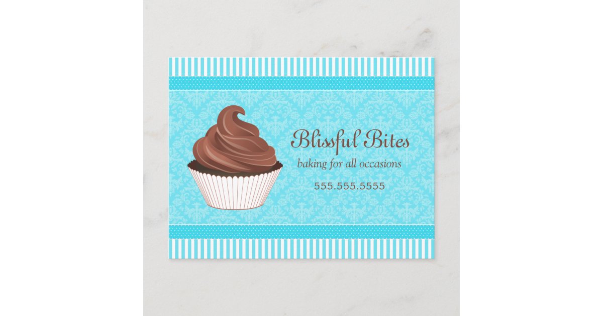 Cupcake Bakery Business Promotional Postcard | Zazzle