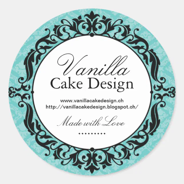 Cupcake Bakery Packaging Stickers | Zazzle