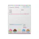 Cupcake Bakery Theme Order Form Invoice Notepad | Zazzle