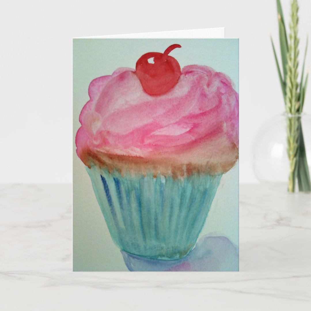 Cupcake Birthday Card | Zazzle