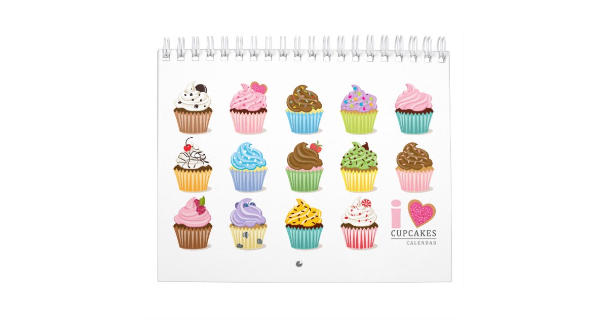 Cupcake Calendar | Zazzle.com