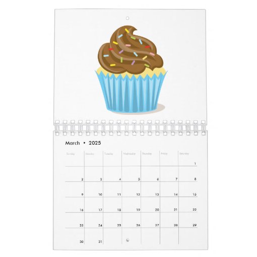 Cupcake Calendar | Zazzle