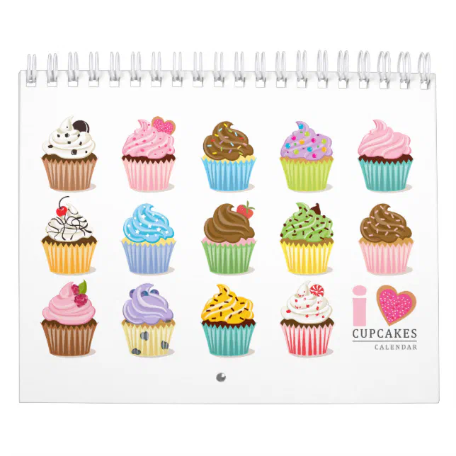 Cupcake Calendar | Zazzle