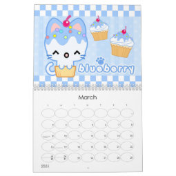 Cupcake Kitties Calendar | Zazzle