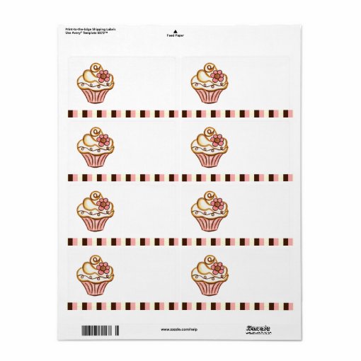 Cupcake Labels | Zazzle