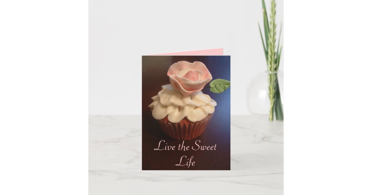 Cupcake Note Card | Zazzle