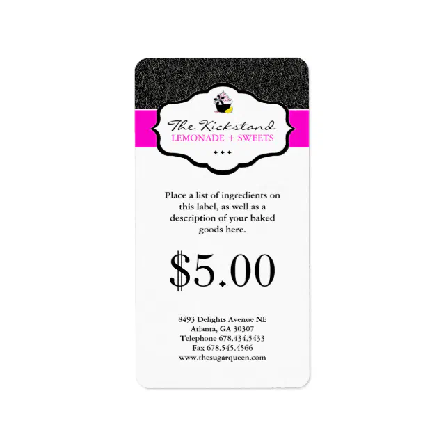 Cupcake Packaging Labels | Zazzle