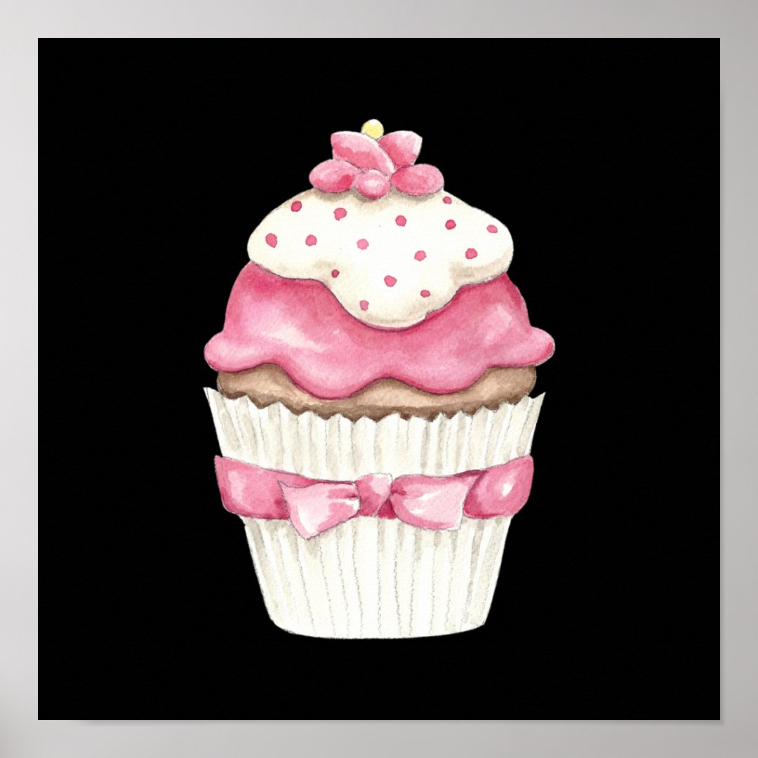 Cupcake Poster - SRF | Zazzle