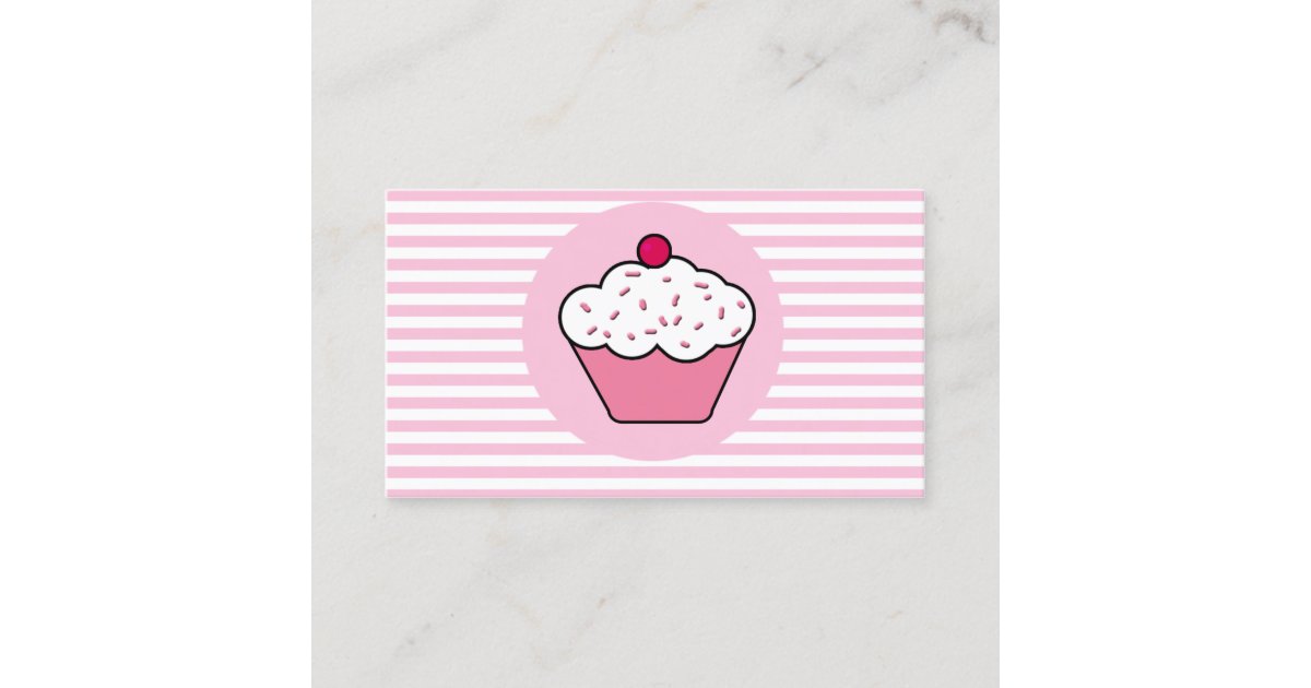 cupcake shop business Cards | Zazzle