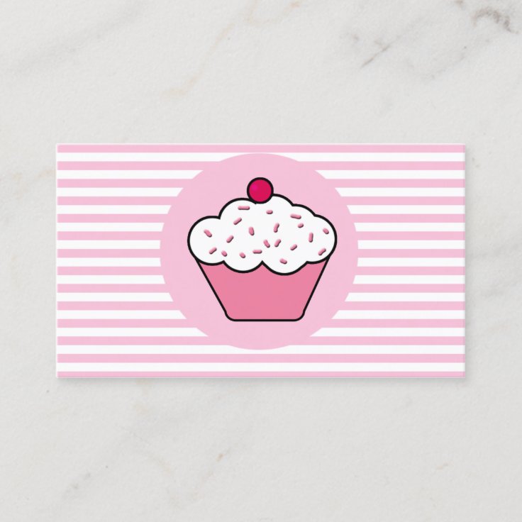 cupcake shop business Cards | Zazzle