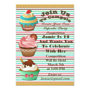 Bake Off Invitations | Zazzle