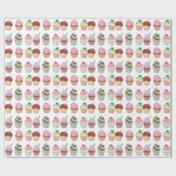 Cupcake Wrapping Paper | Zazzle