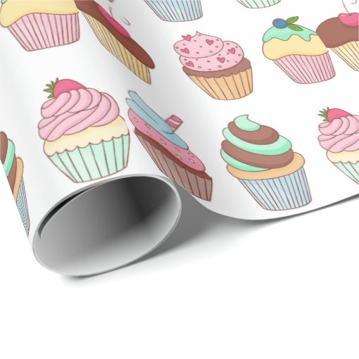 Cupcake Wrapping Paper | Zazzle
