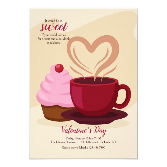 Cupcakes and Coffee Invitation | Zazzle.com