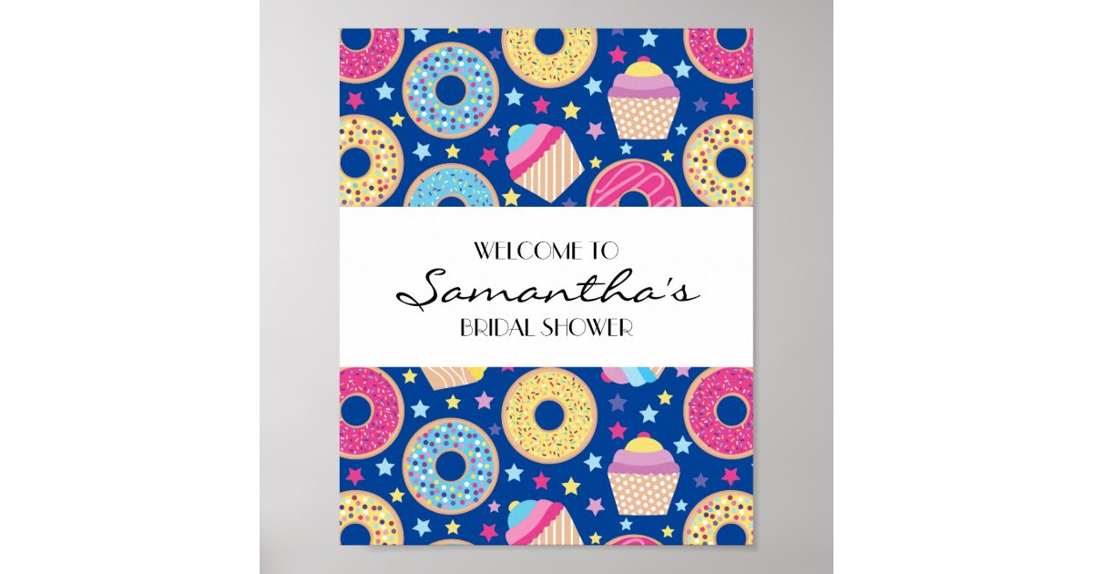 Cupcakes & Donuts Welcome Sign | Zazzle