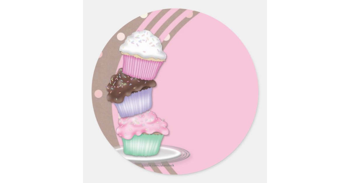 Cupcakes Sticker | Zazzle